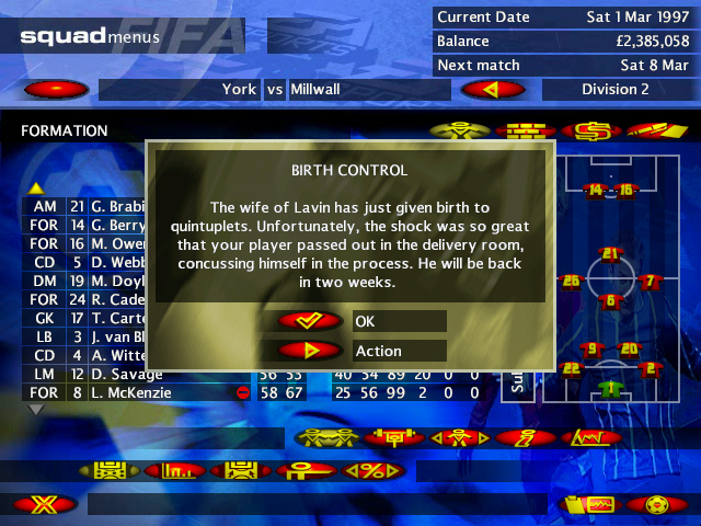 Retro Review: FIFA Soccer Manager – Fuller FM