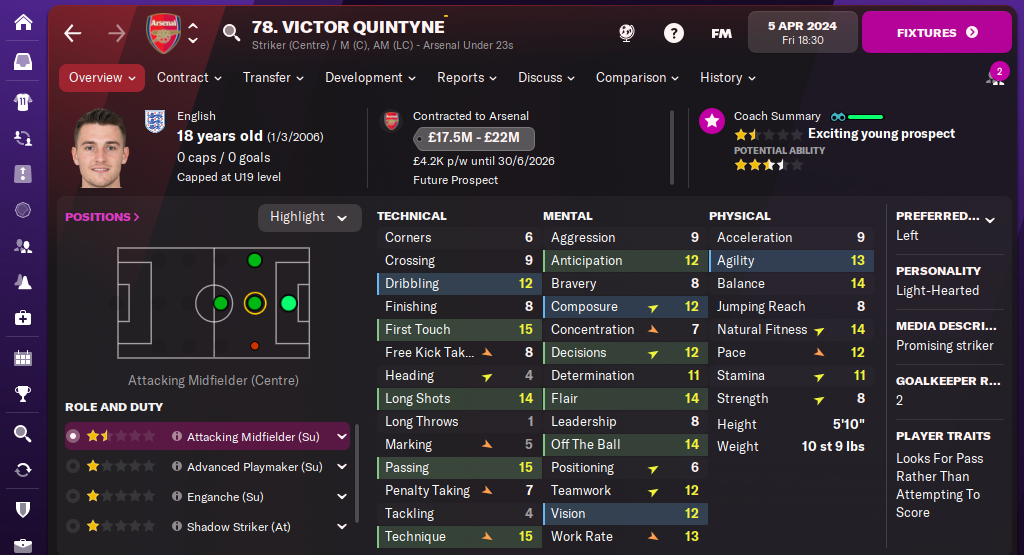 Assessing and developing youth intakes in Football Manager – Fuller FM