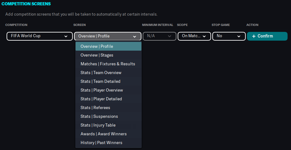 Setting up Screen Flow in Football Manager – Fuller FM