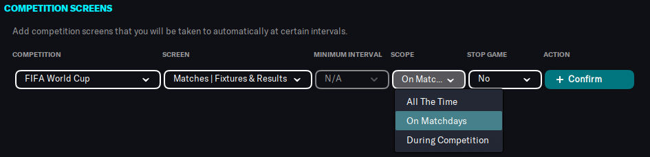 Setting up Screen Flow in Football Manager – Fuller FM